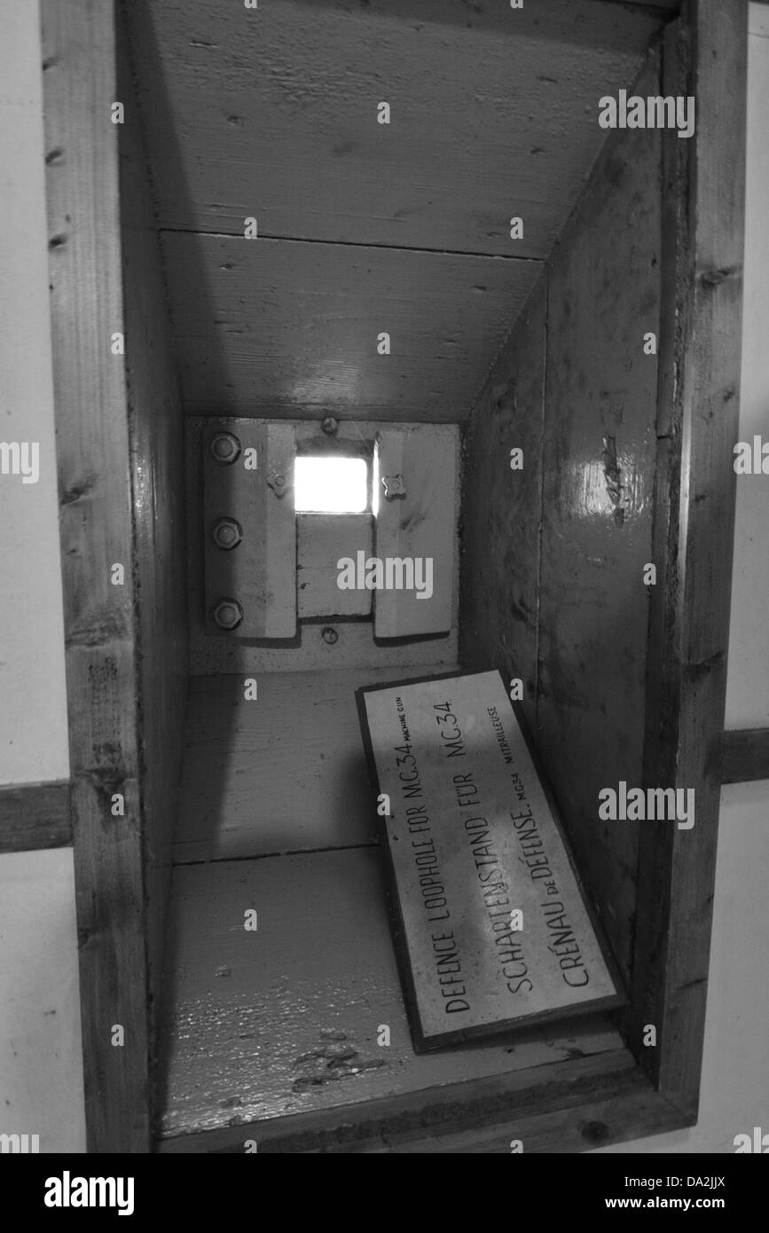 The world war two German bunker at Noirmont in Jersey, The Channel ...