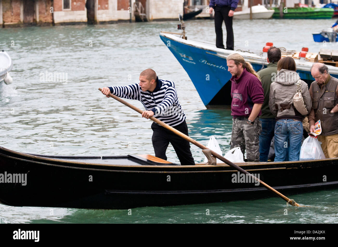 A series of portraits of the helmsmen who ply the water and transport ...