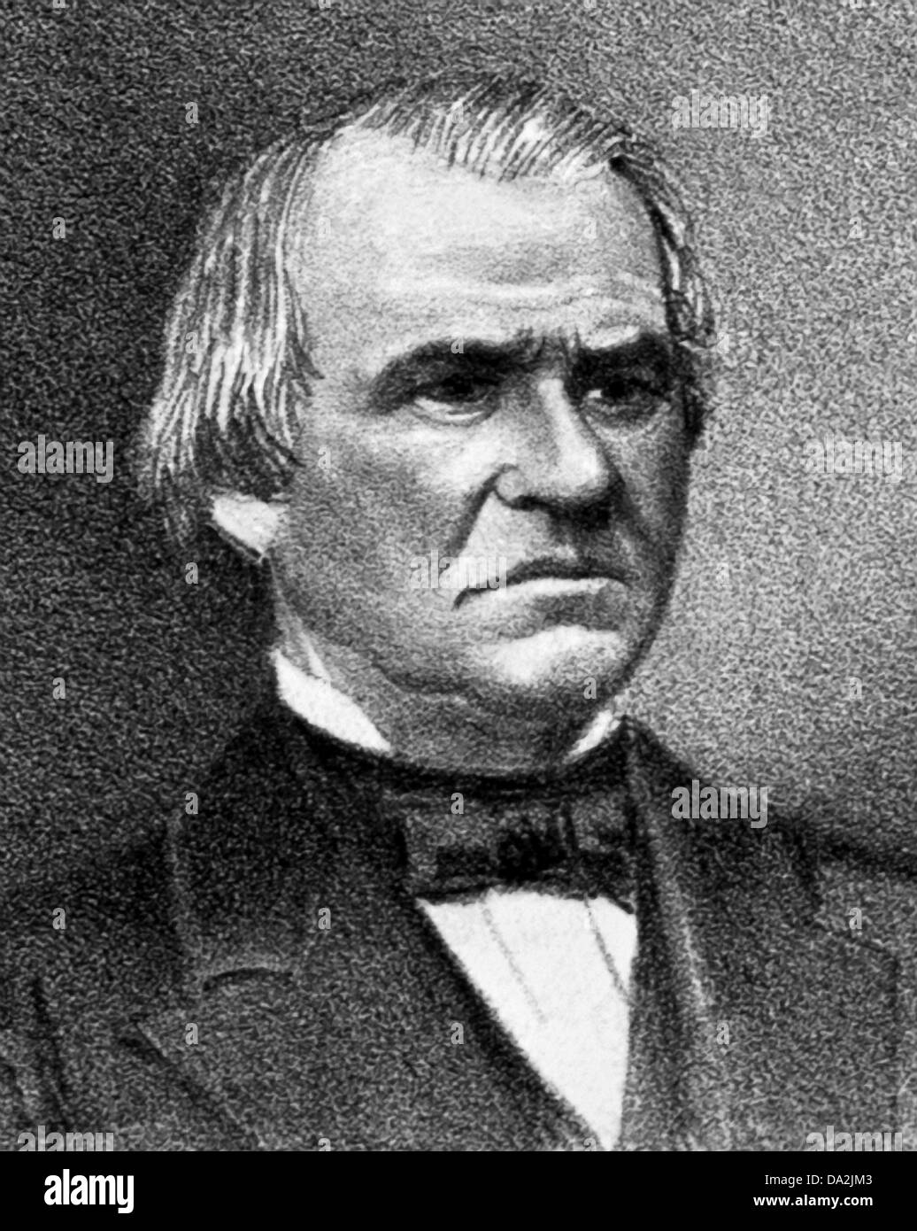 Vintage portrait of andrew johnson hi-res stock photography and images ...