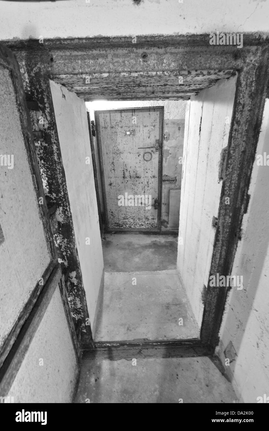 The world war two German bunker at Noirmont in Jersey, The Channel ...