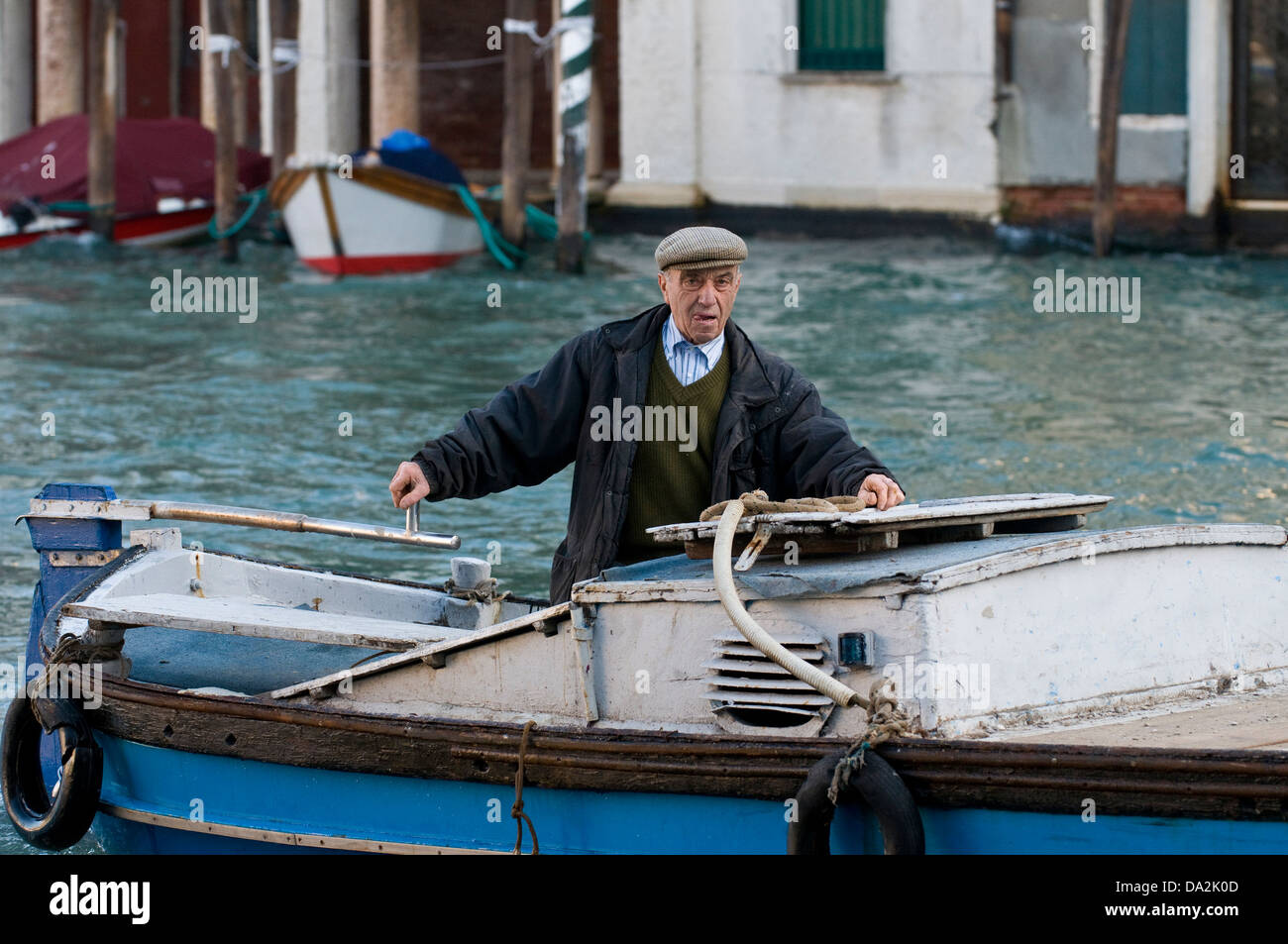 A series of portraits of the helmsmen who ply the water and transport ...