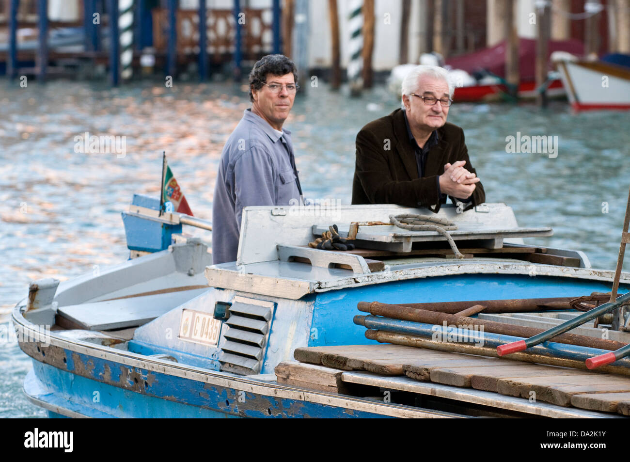 A series of portraits of the helmsmen who ply the water and transport ...