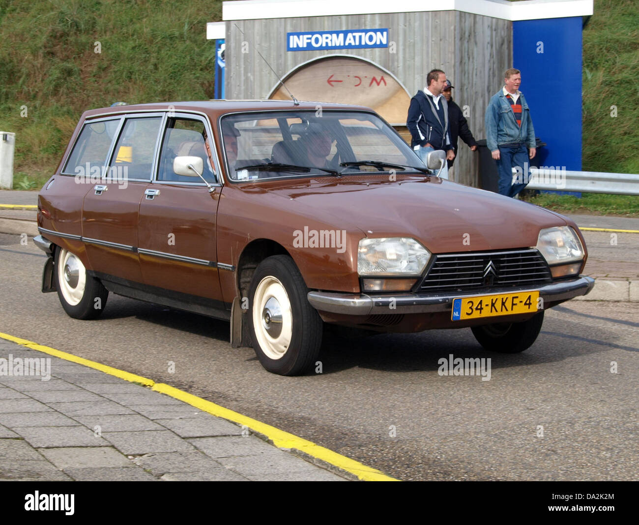 The 1977 Citroen GS, shown at the Nationaal Oldtimer Festival in ...