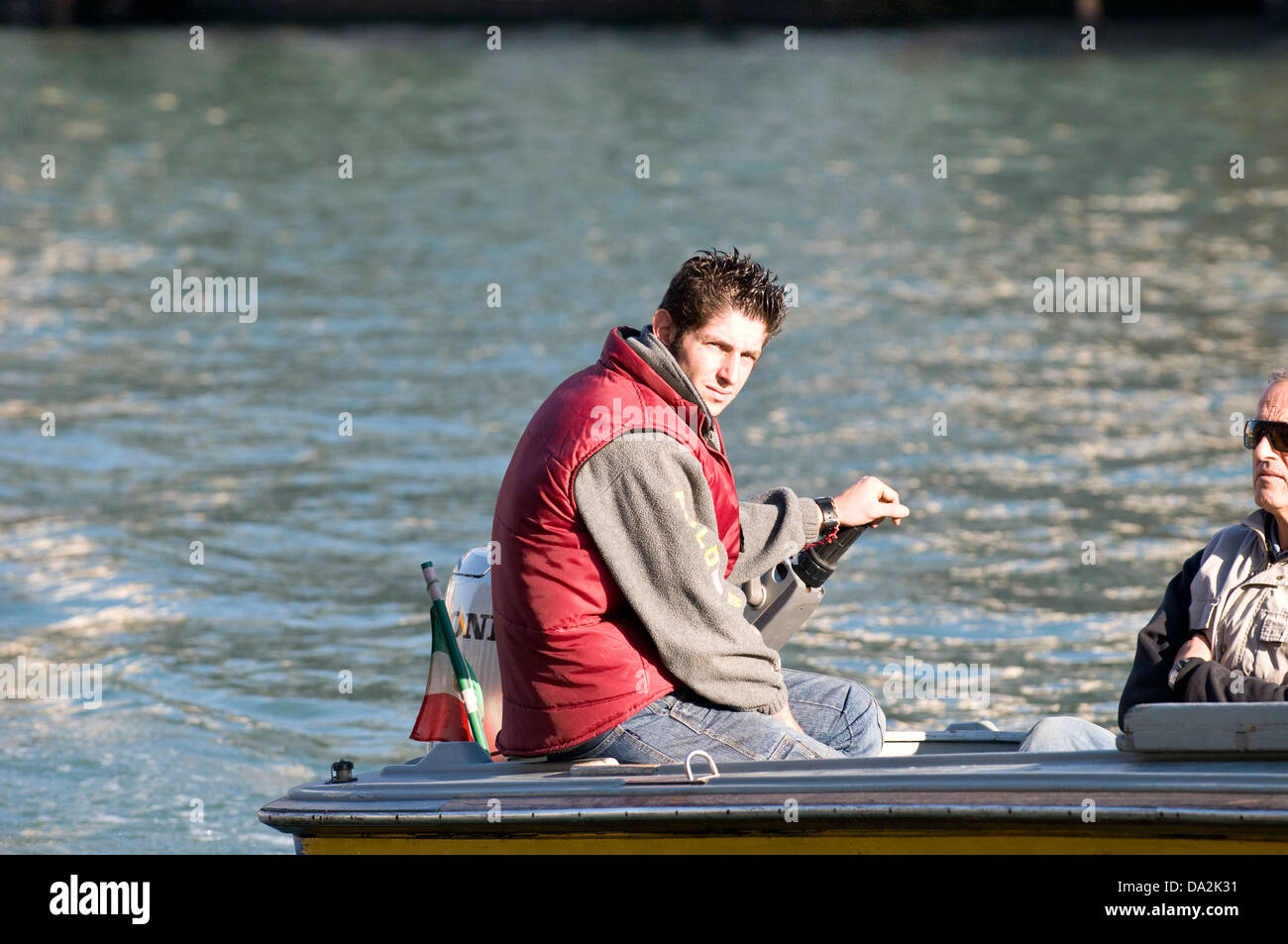 A series of portraits of the helmsmen who ply the water and transport ...