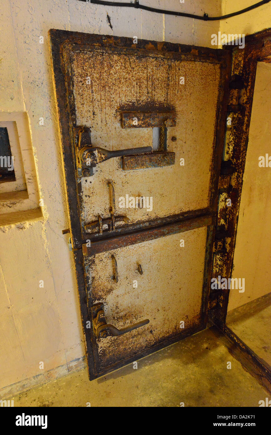 The world war two German bunker at Noirmont in Jersey, The Channel ...