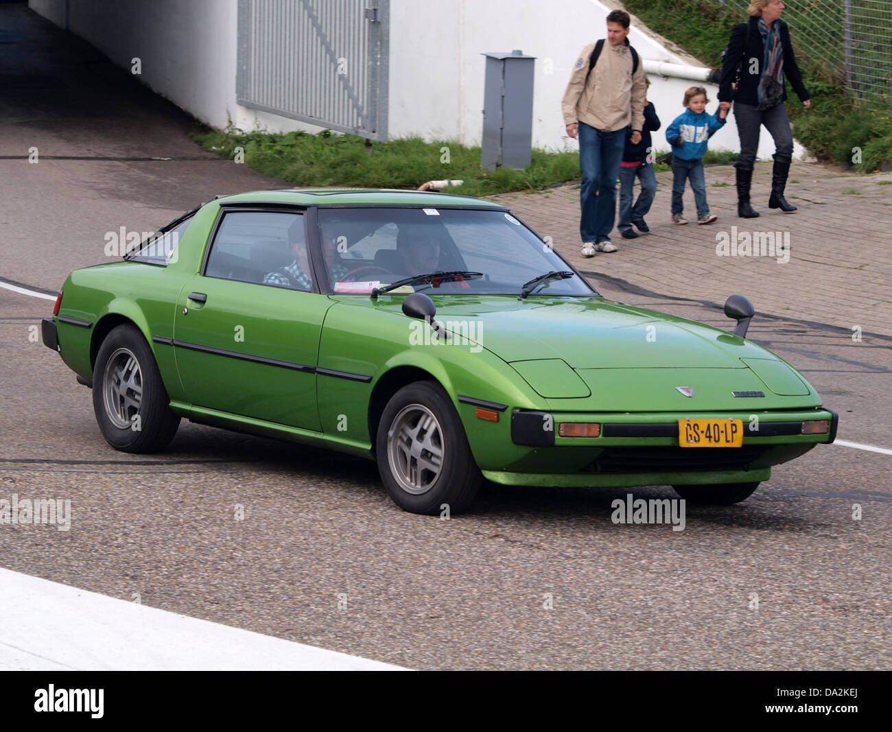 The 1979 Mazda RX-7 GS-40-LP, showcased at the Nationaal Oldtimer ...