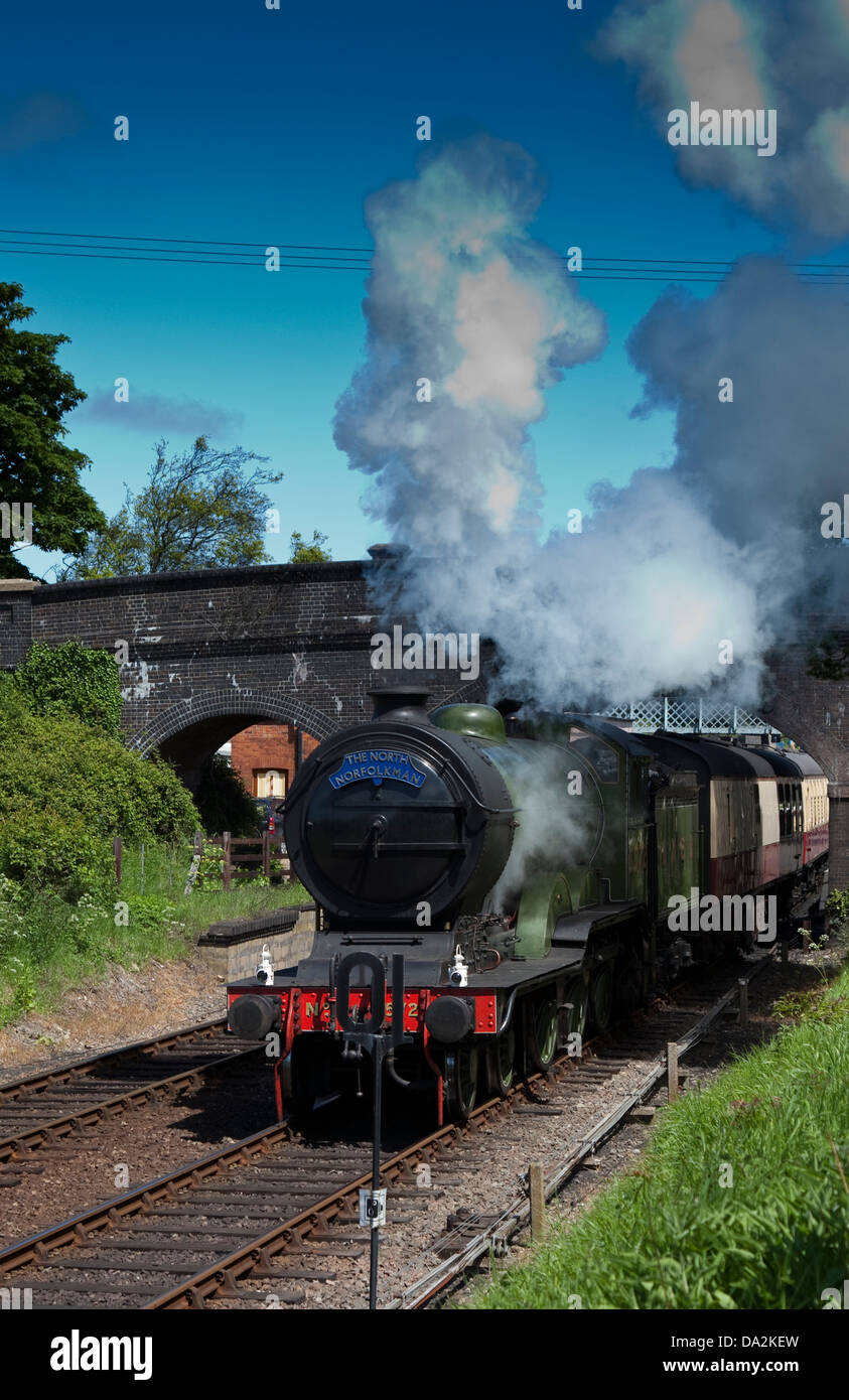 North Norfolk Railway Steam Train Stock Photo - Alamy