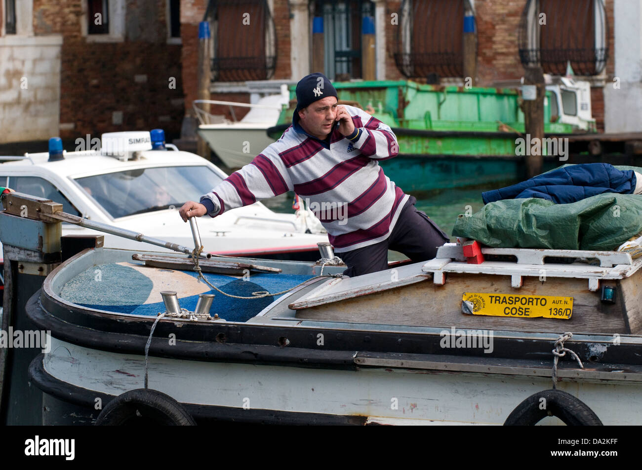 A series of portraits of the helmsmen who ply the water and transport ...