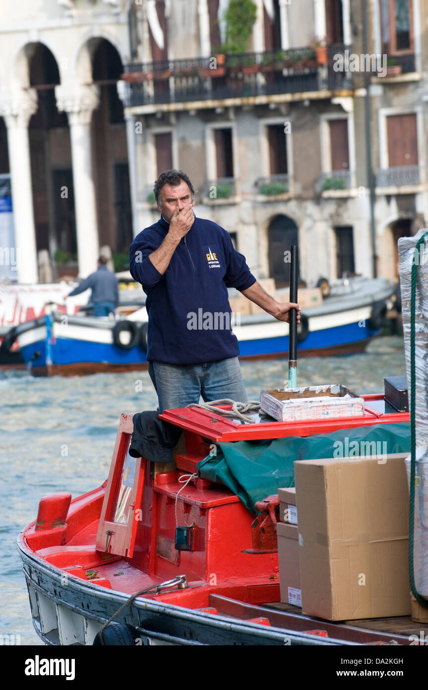A series of portraits of the helmsmen who ply the water and transport ...