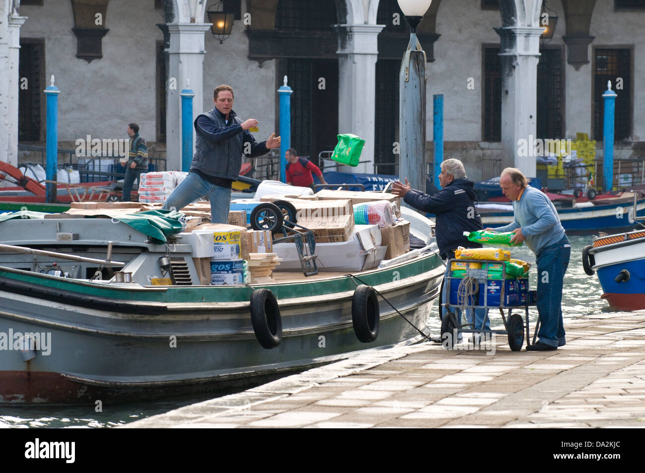 A series of portraits of the helmsmen who ply the water and transport ...