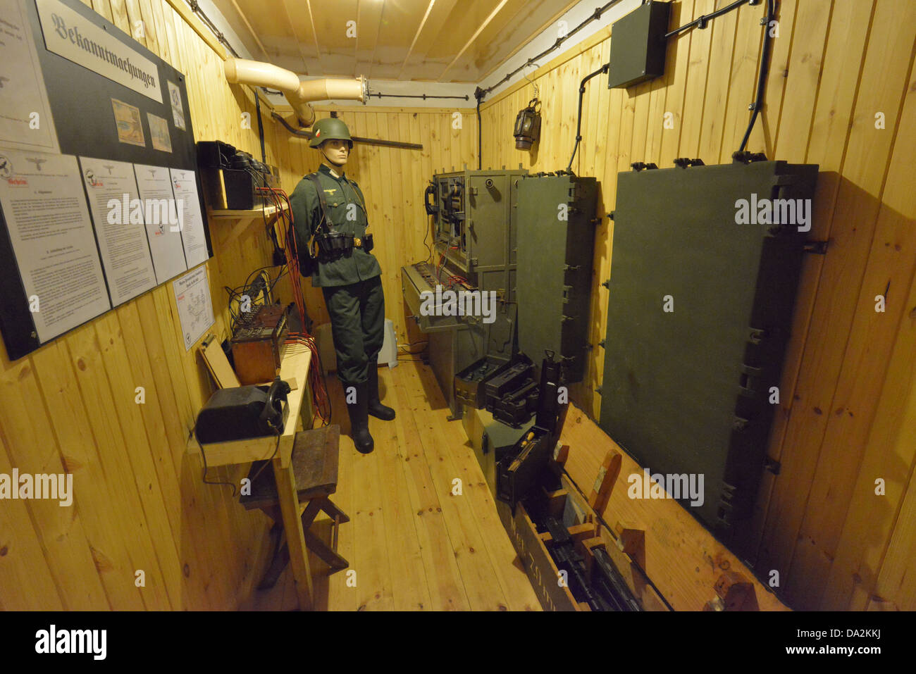 The world war two German bunker at Noirmont in Jersey, The Channel ...