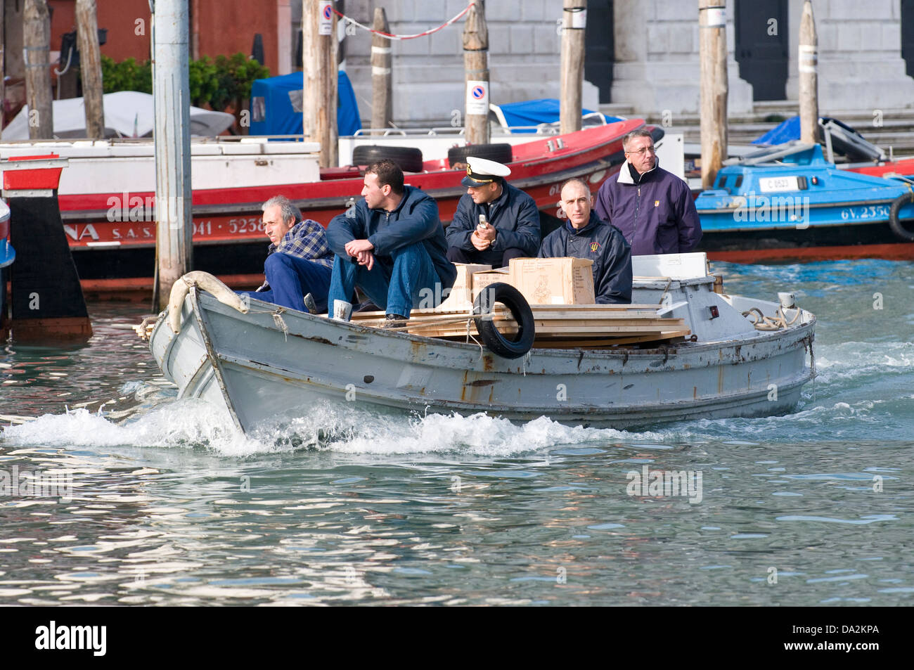 A series of portraits of the helmsmen who ply the water and transport ...