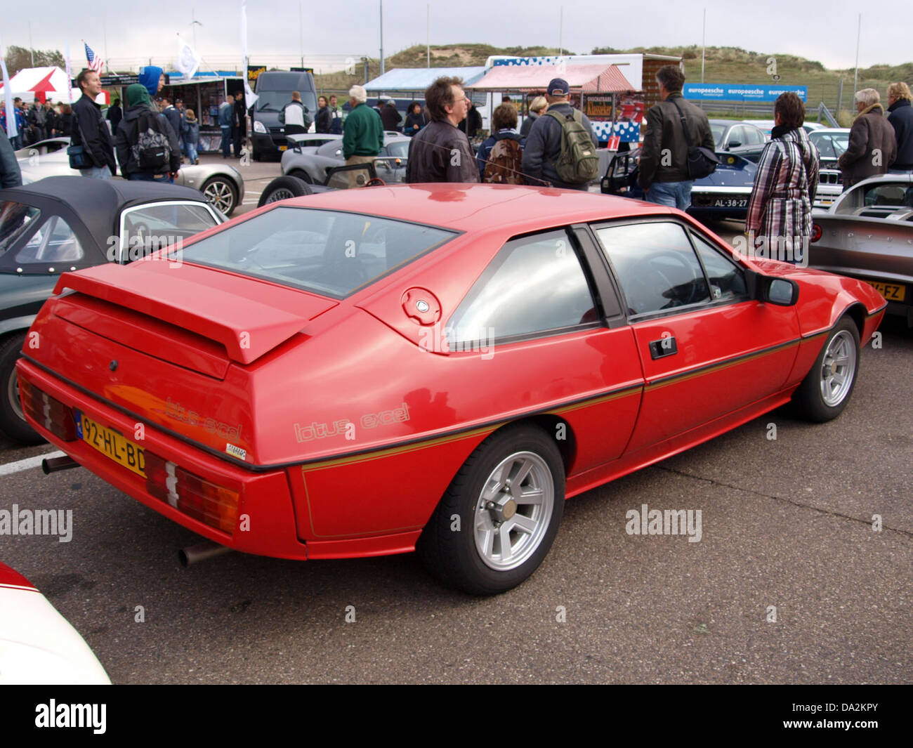 The 1984 Lotus Eclat Excel 92-HL-BD, showcased at the Nationaal ...