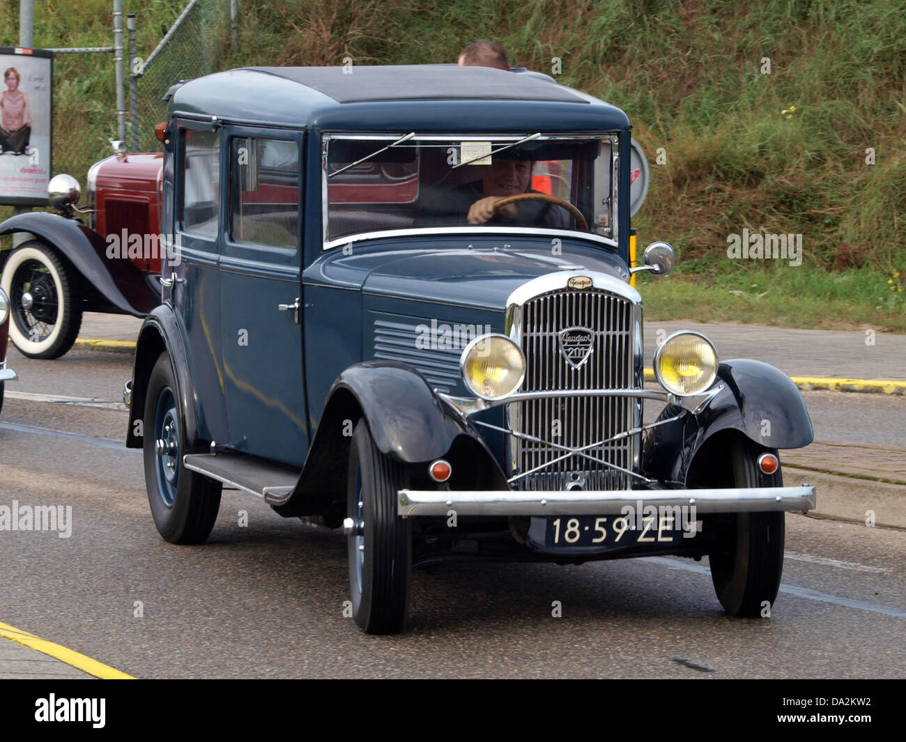 The 1931 Peugeot 201 C is displayed at the Nationaal Oldtimer Festival ...