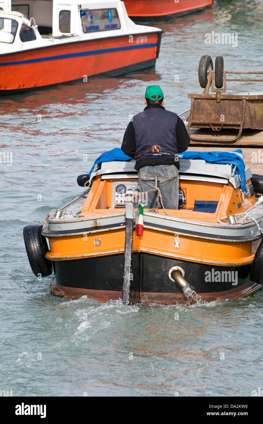 A series of portraits of the helmsmen who ply the water and transport ...