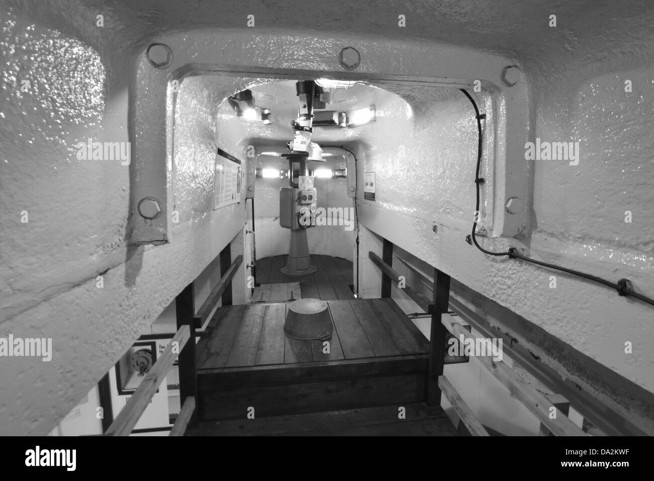 The world war two German bunker at Noirmont in Jersey, The Channel ...