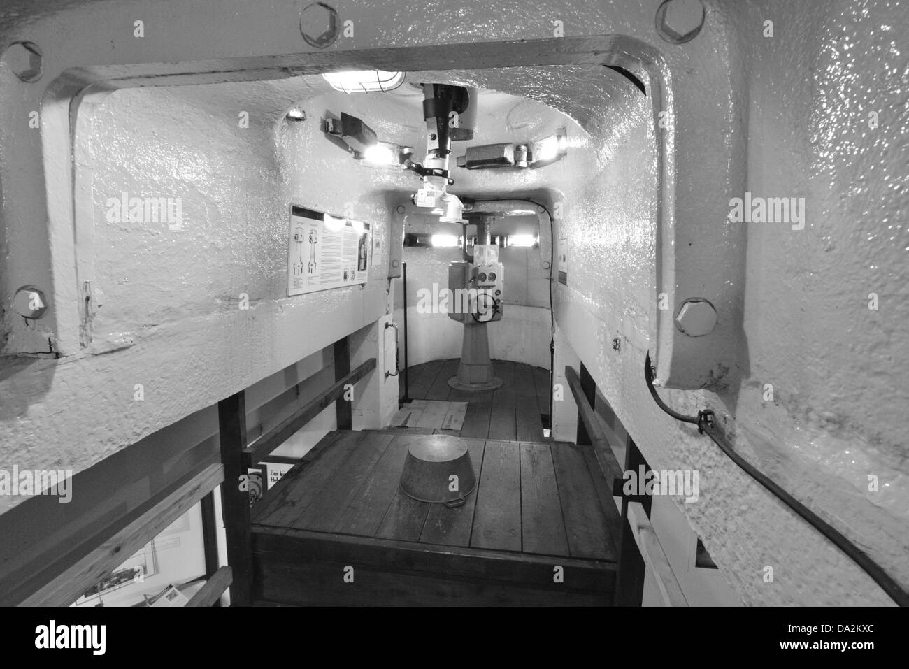 The world war two German bunker at Noirmont in Jersey, The Channel ...