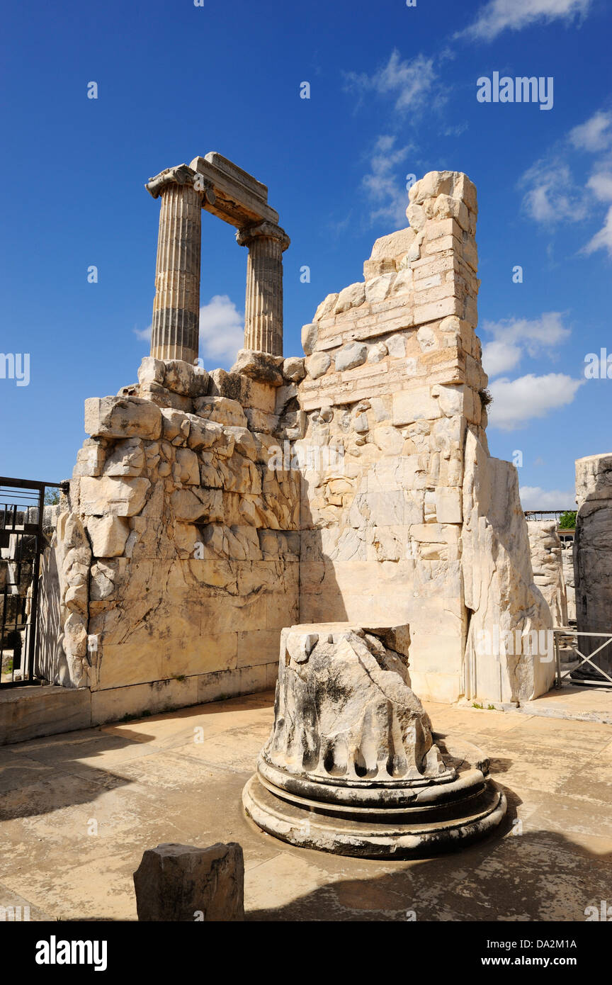 Temple of Apollo at Didyma (modern Didim), Aegean Coast, Turkey Stock ...