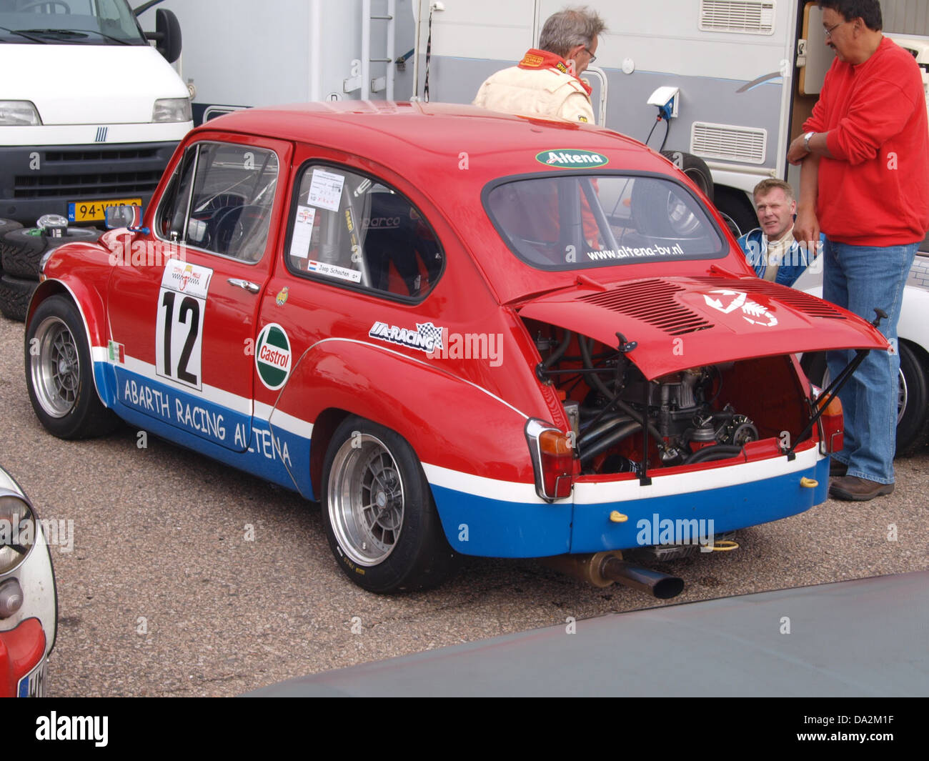The Abarth Fiat featured in the 2010 Nationaal Oldtimer Festival at ...