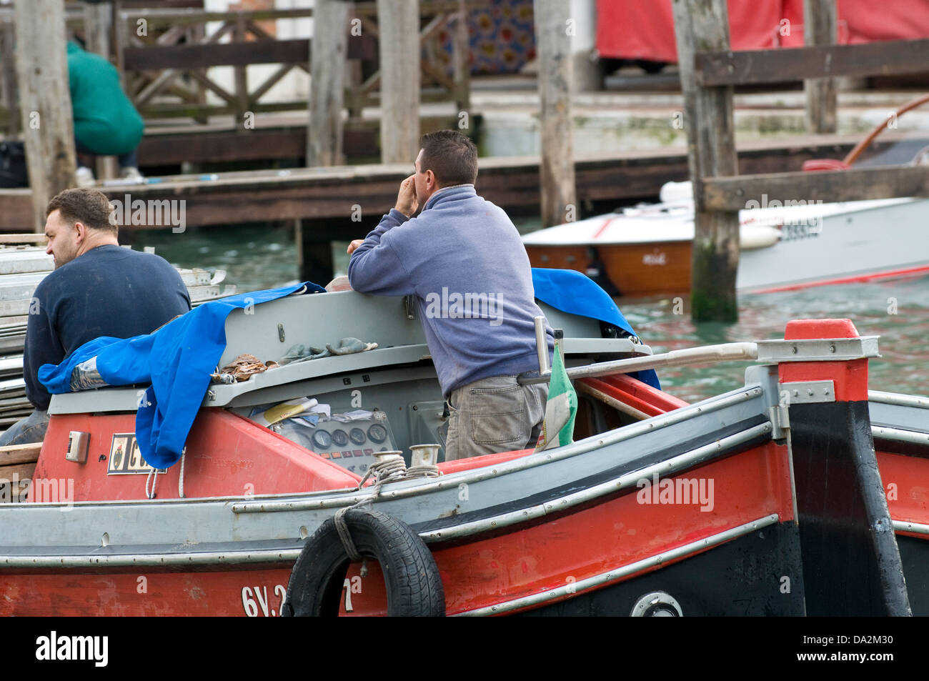 A series of portraits of the helmsmen who ply the water and transport ...