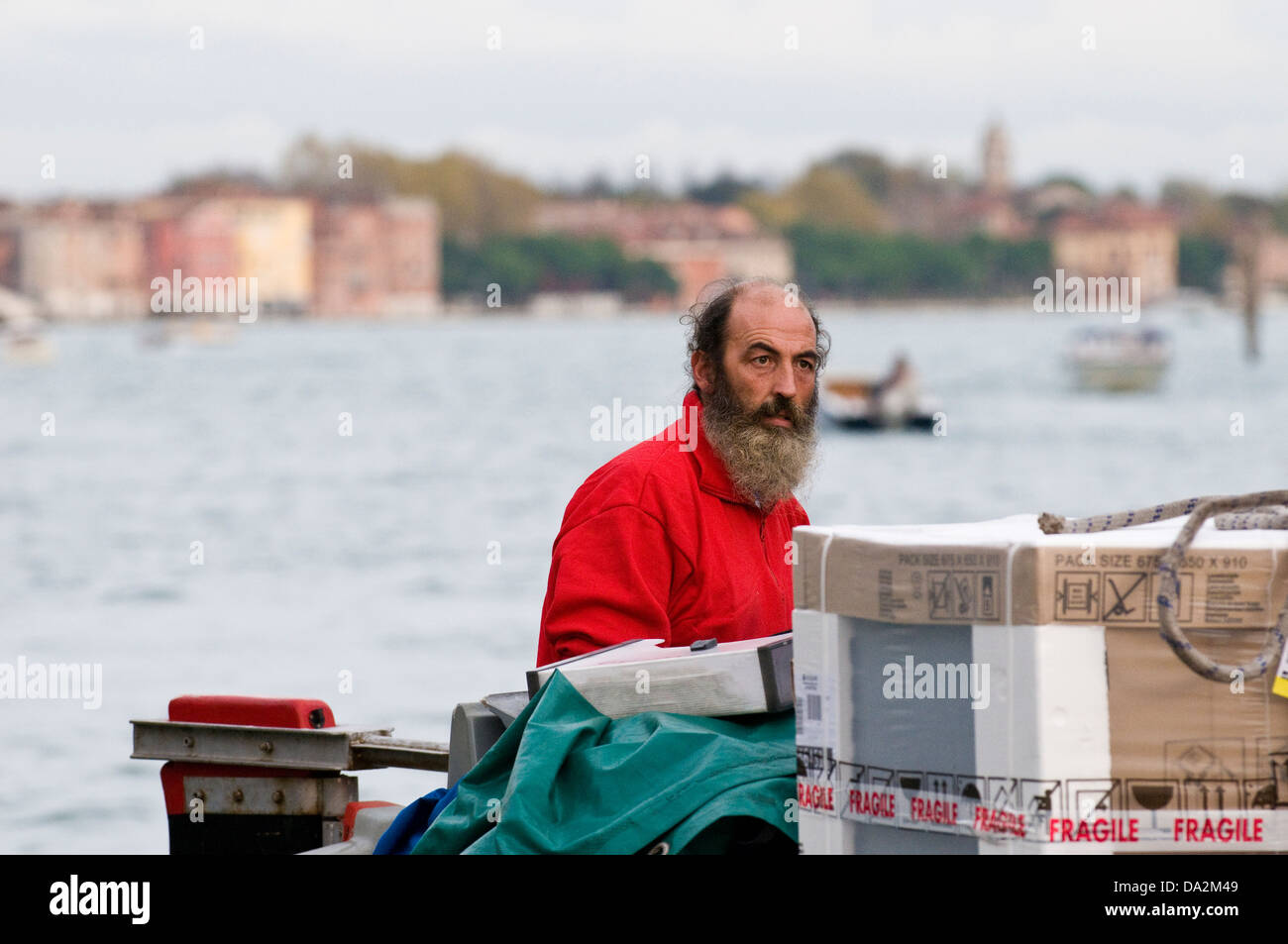 A series of portraits of the helmsmen who ply the water and transport ...