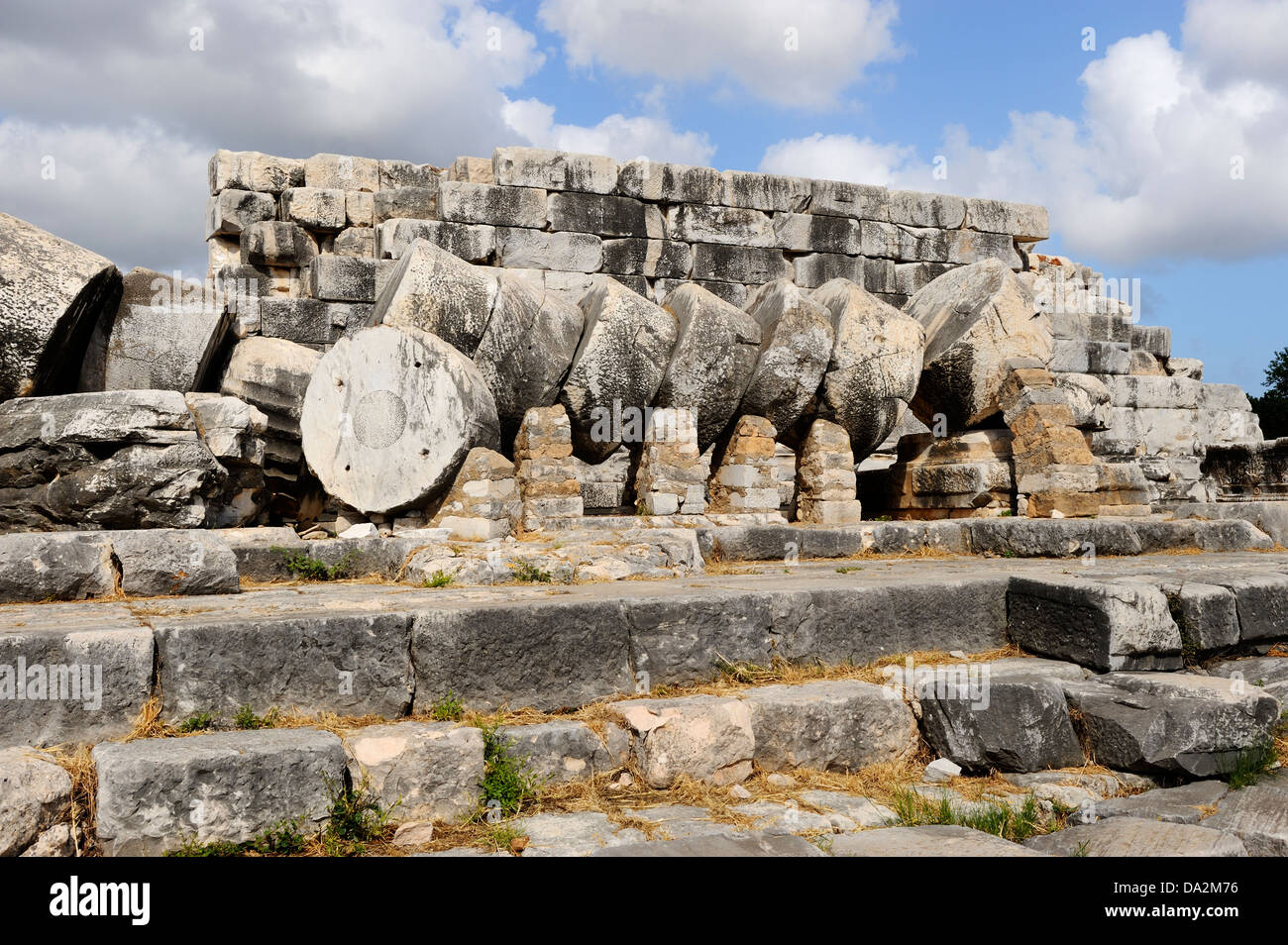 Fallen column cylinders - Temple of Apollo at Didyma (modern Didim ...
