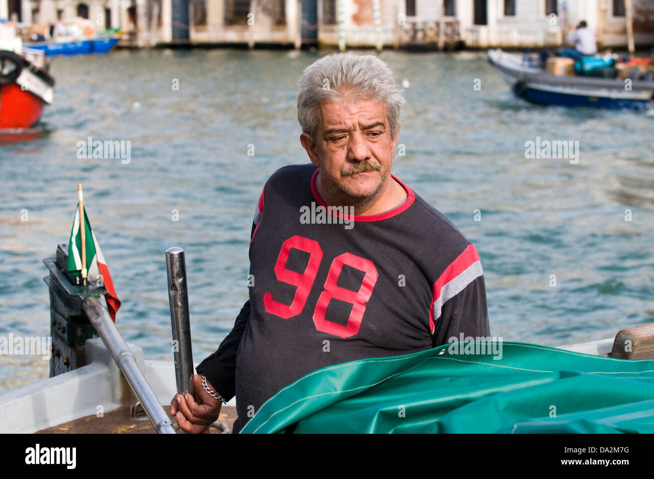 A series of portraits of the helmsmen who ply the water and transport ...