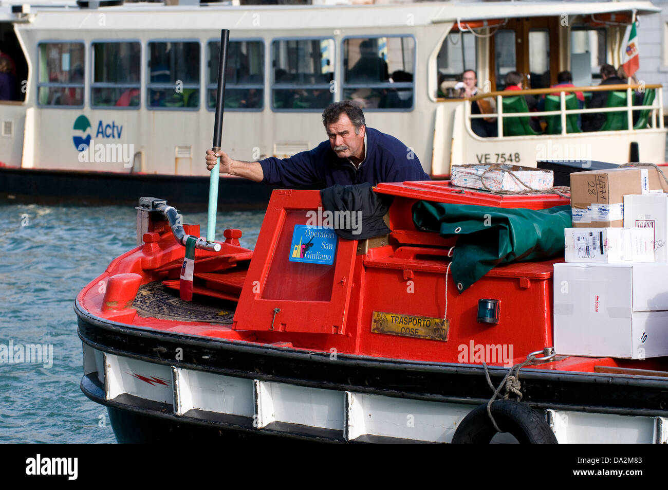 A series of portraits of the helmsmen who ply the water and transport ...