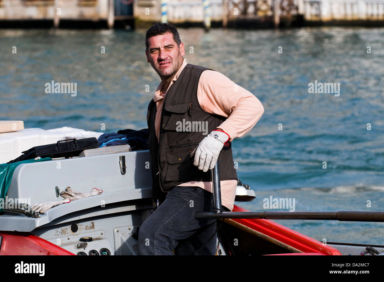A series of portraits of the helmsmen who ply the water and transport ...