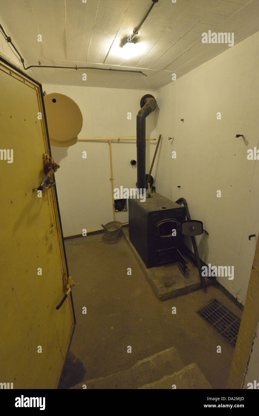 The world war two German bunker at Noirmont in Jersey, The Channel ...