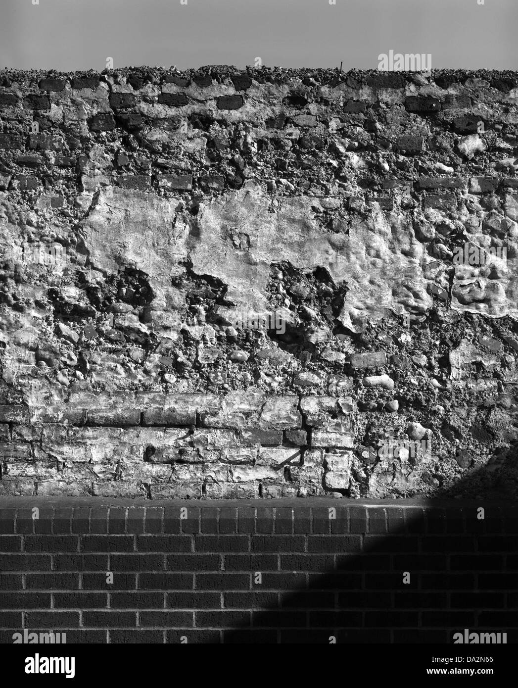 Flint and brick Black and White Stock Photos & Images - Alamy