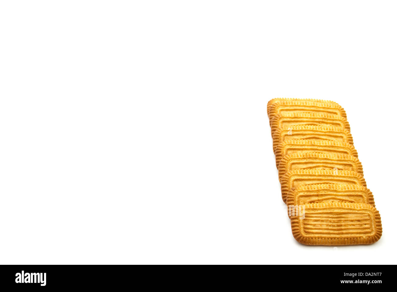 Fresh Baked Biscuits on white background Stock Photo - Alamy