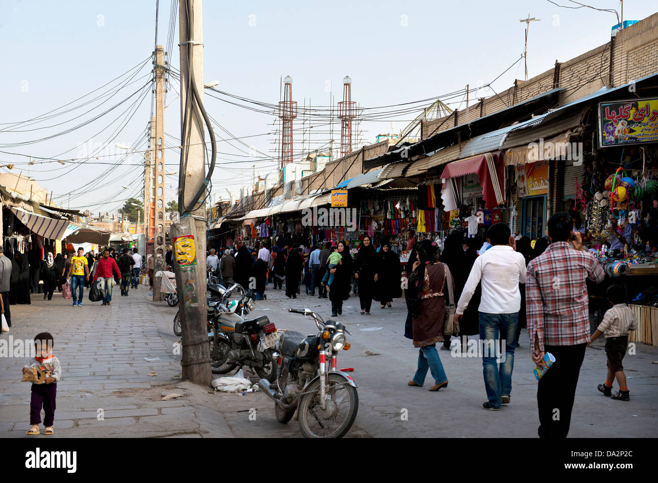 Asia, Iran, Kerman, Bazar Stock Photo - Alamy