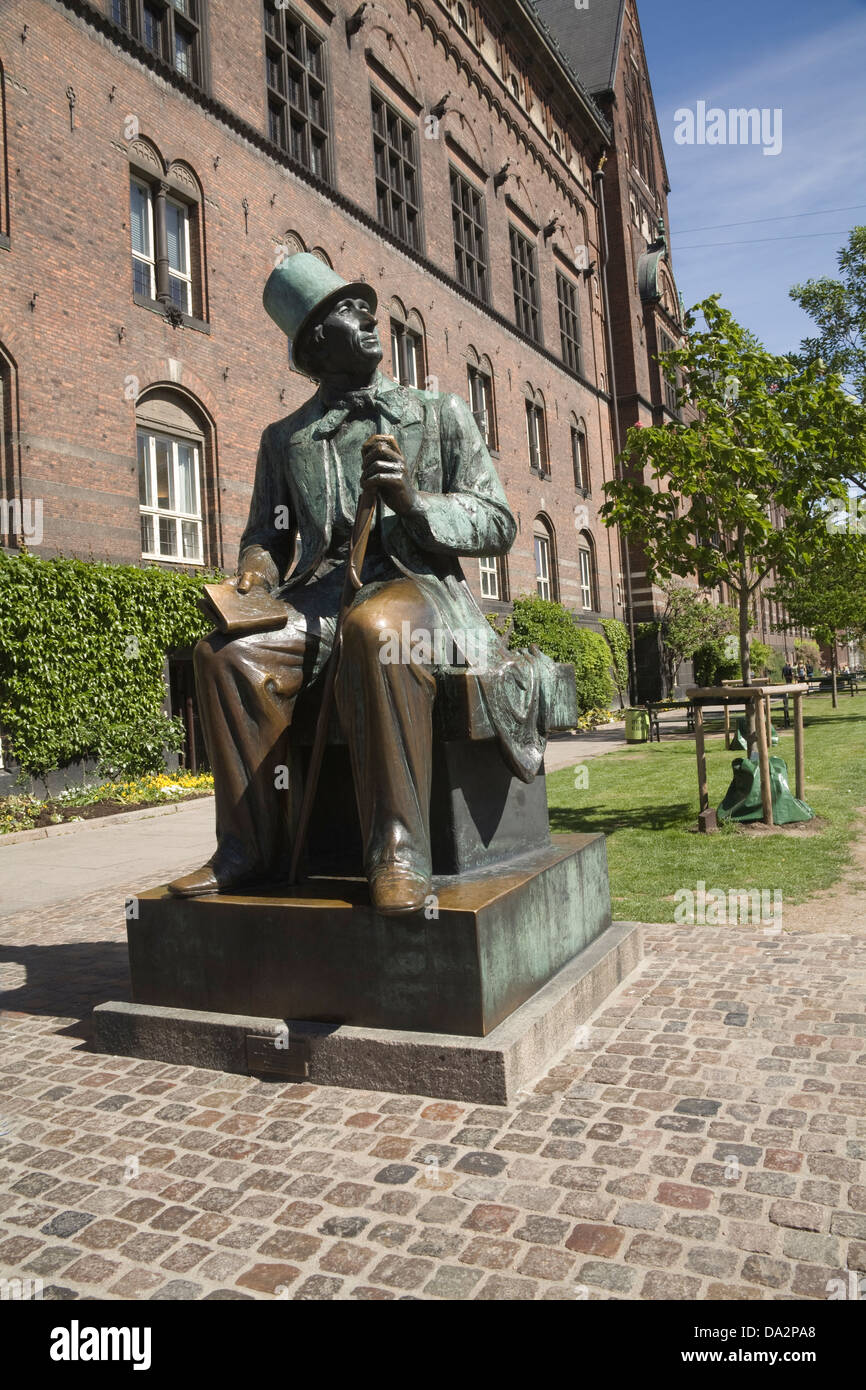 Copenhagen Denmark EU Hans Christian Andersen statue by City Hall ...