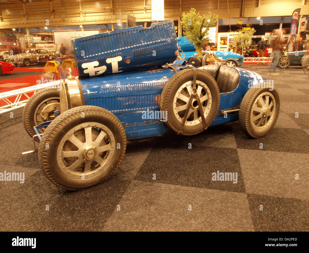 This image of the Old Blue Bugatti, captured at the 2010 Nationaal ...
