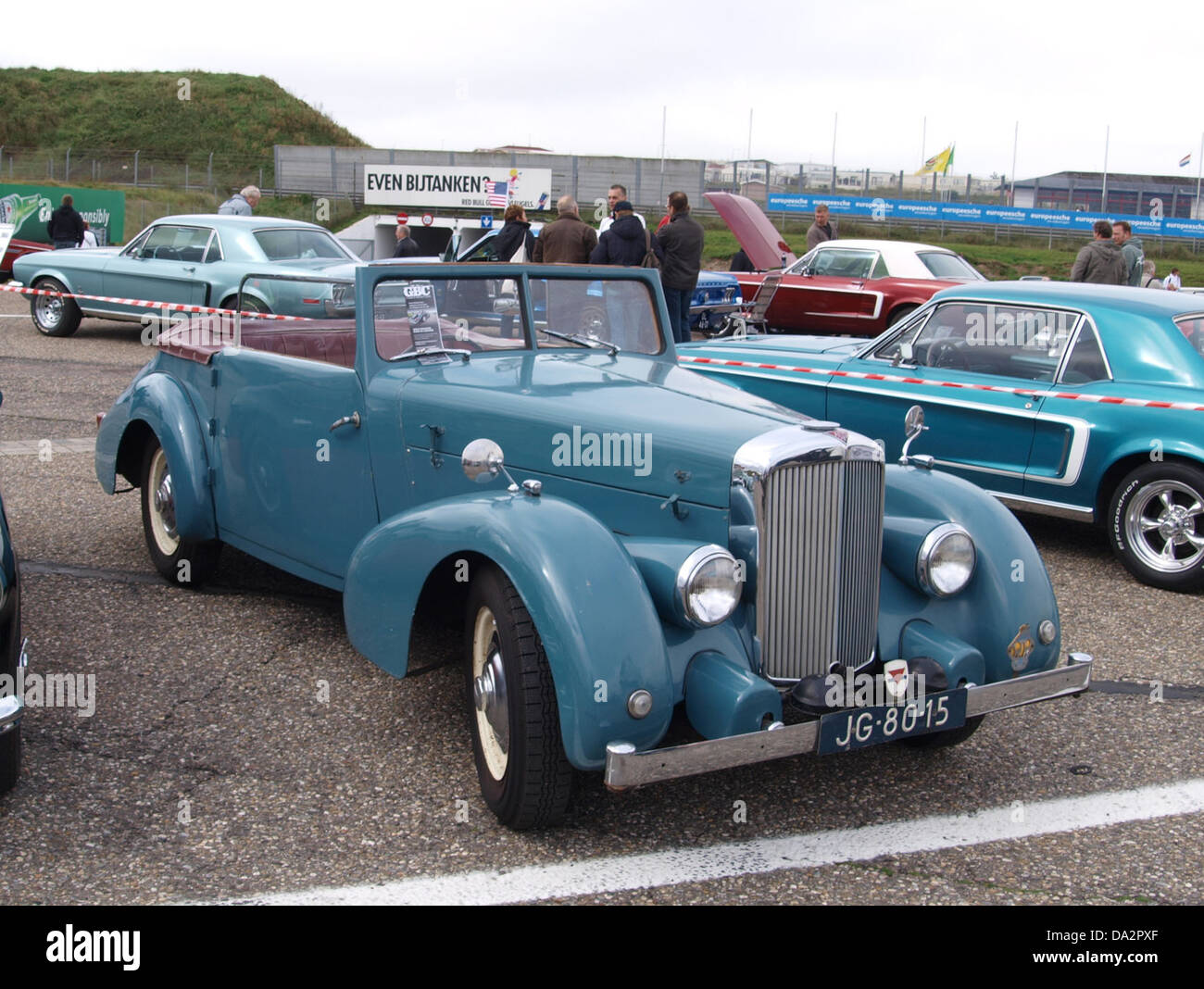 The 1946 ALVIS TA 14, shown at the Nationaal Oldtimer Festival in ...