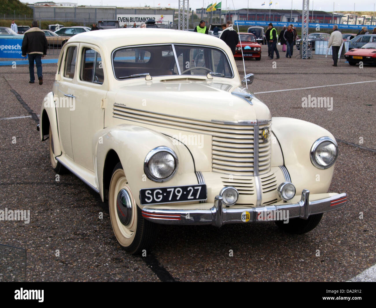 The 1950 Opel Kapitan was showcased at the Nationaal Oldtimer Festival ...