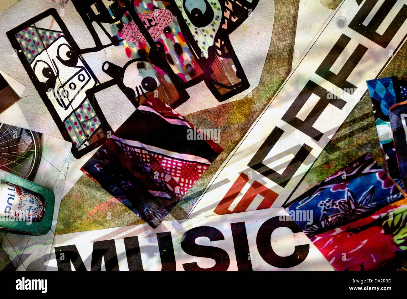 Advertising billboard collage hi-res stock photography and images - Alamy