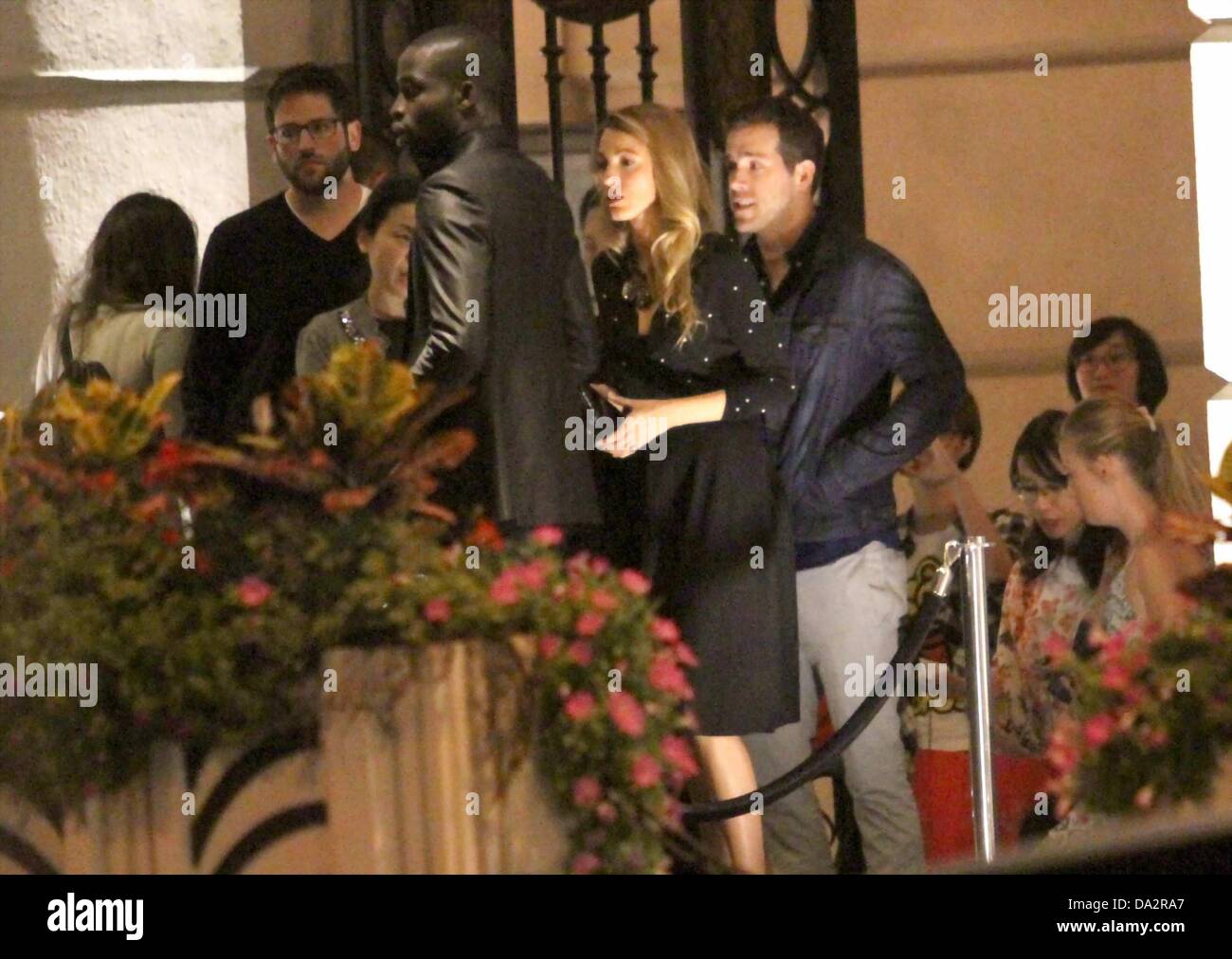 Shanghai, China. 1st July, 2013. Blake Lively had dinner in a ...