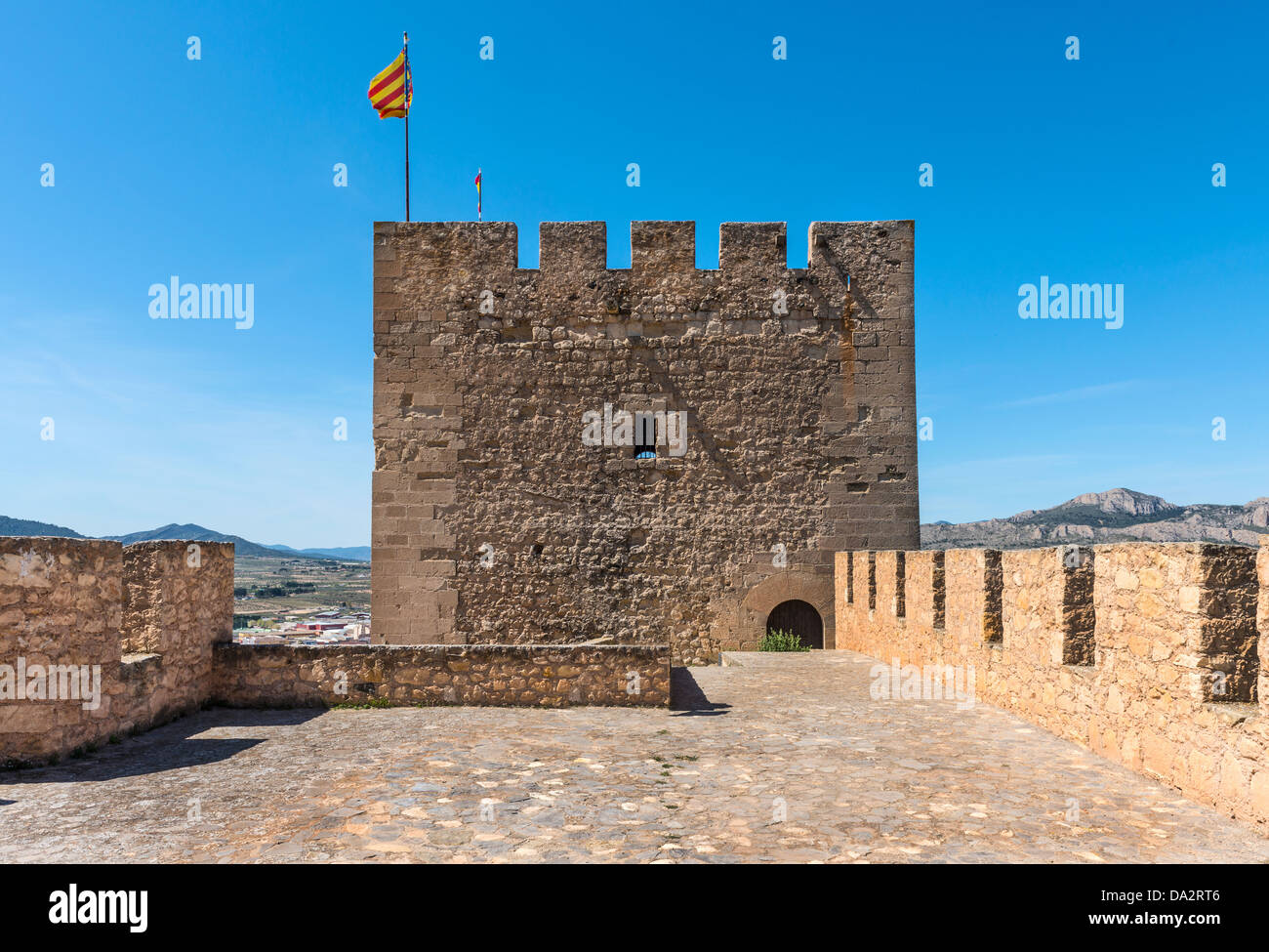 Sax Castle Alicante Province Spain Stock Photo - Alamy