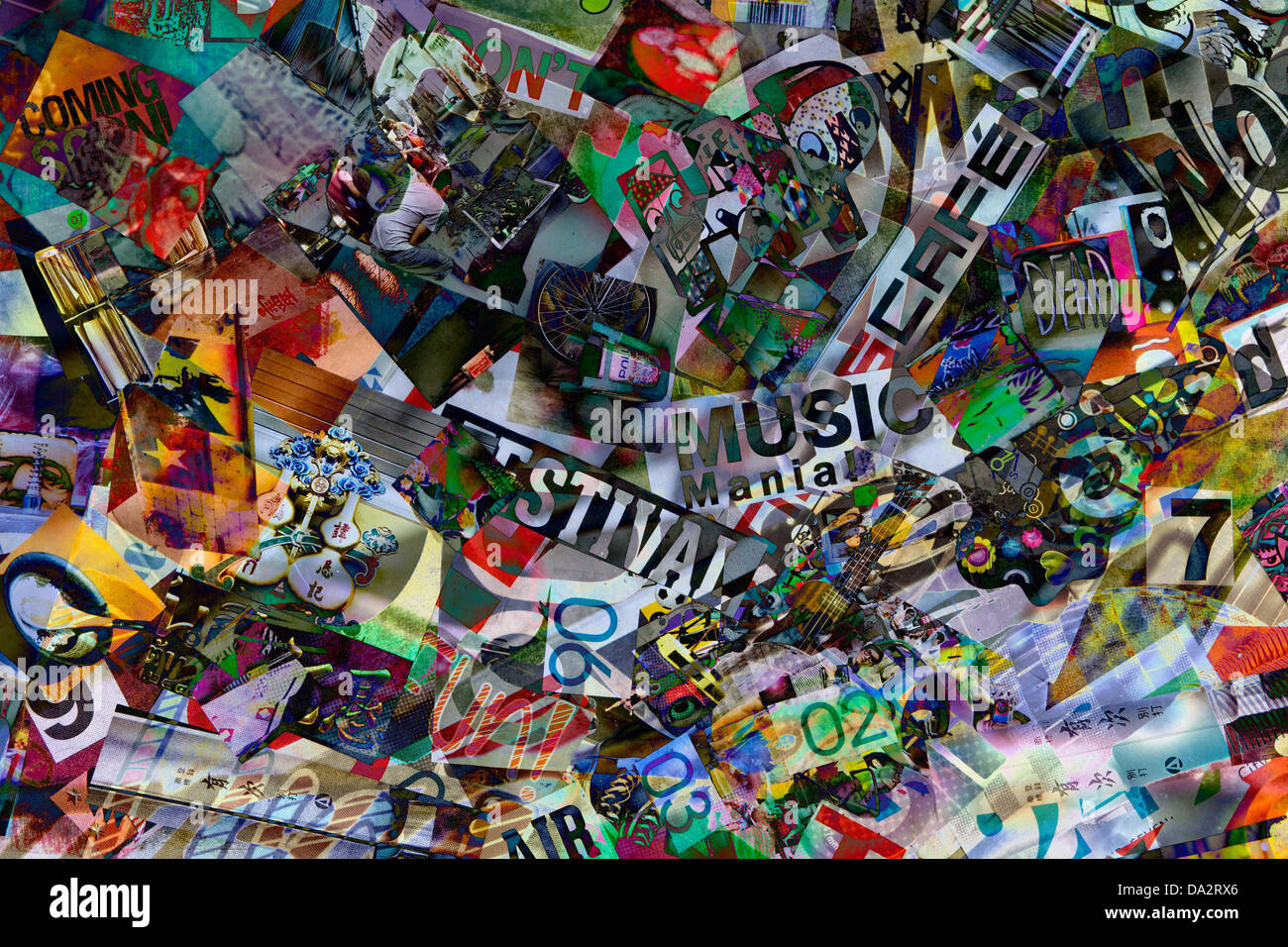 a collage of color Stock Photo - Alamy