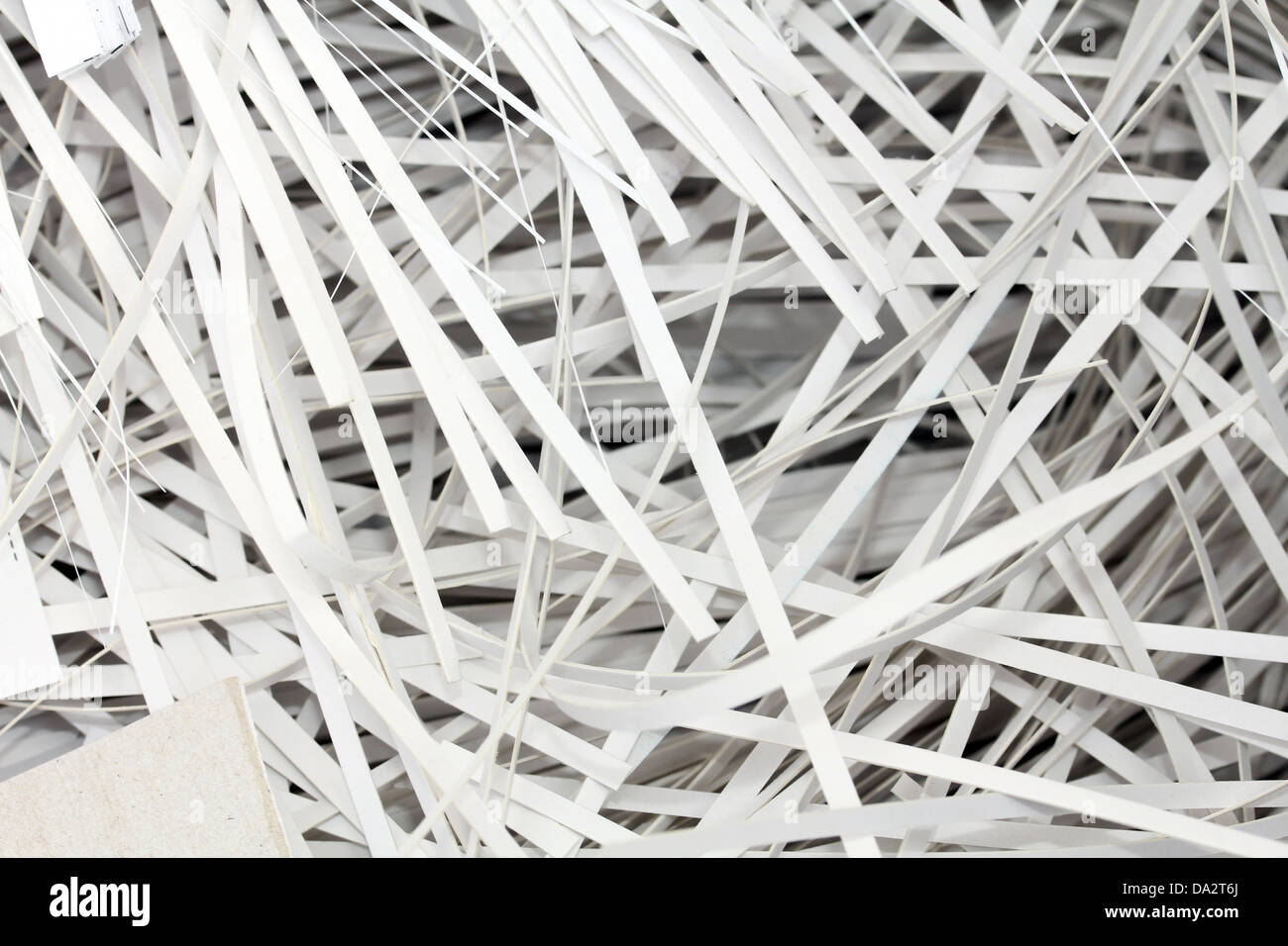 Strips of paper, prepared for recycling Stock Photo - Alamy