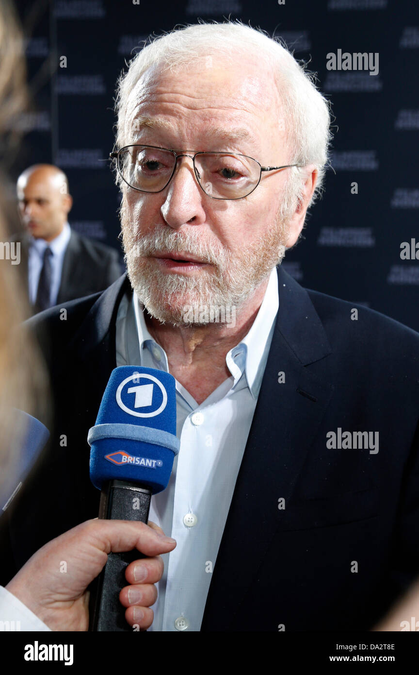 Munich, Germany. 1st July, 2013. Sir Michael CAINE (brit. actor ...
