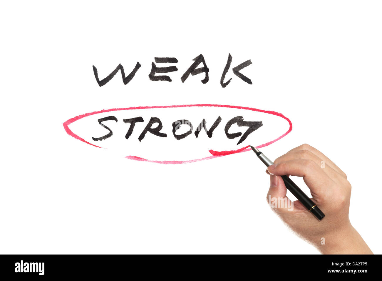 Weak and strong hi-res stock photography and images - Alamy