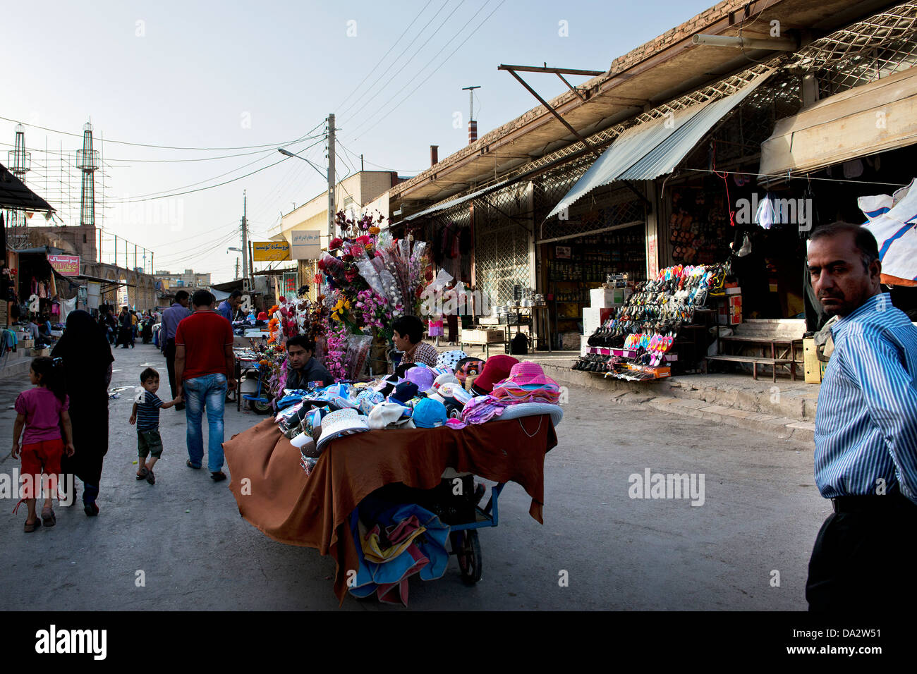 Asia, Iran, Kerman, Bazar Stock Photo - Alamy