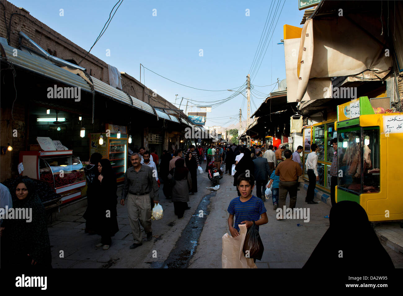 Asia, Iran, Kerman, Bazar Stock Photo - Alamy