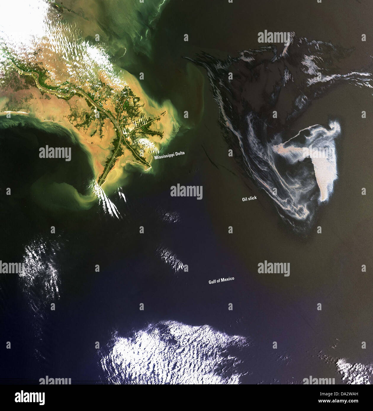 Bp Oil Spill From Space
