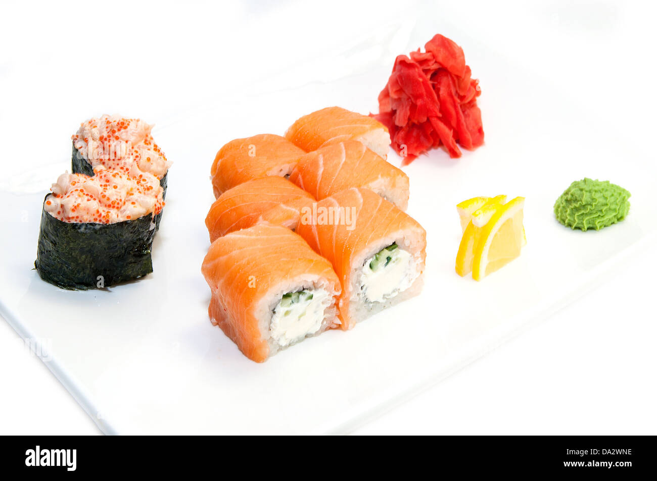 sushi at a Japanese restaurant Stock Photo - Alamy