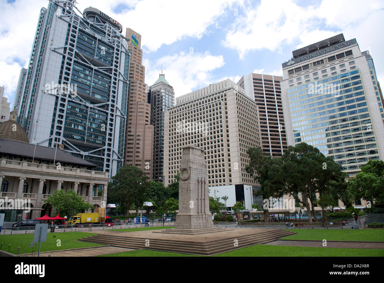 Statue Square in Central, Hong Kong Stock Photo - Alamy