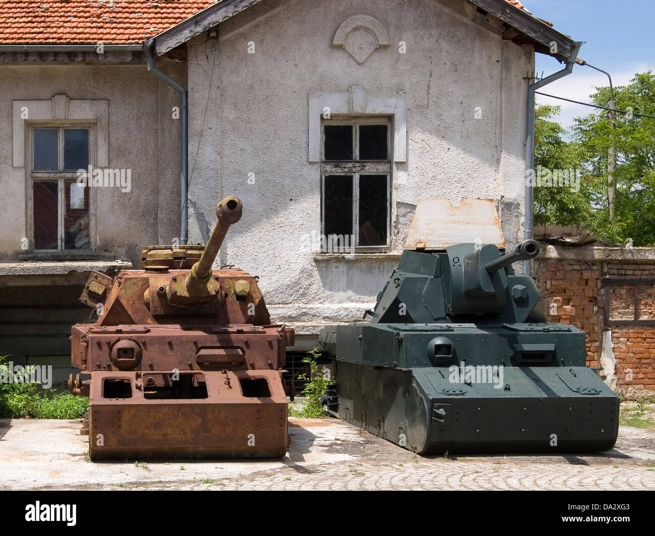 Yambol Bulgaria eastern Europe 2nd July : Left over from the communist ...